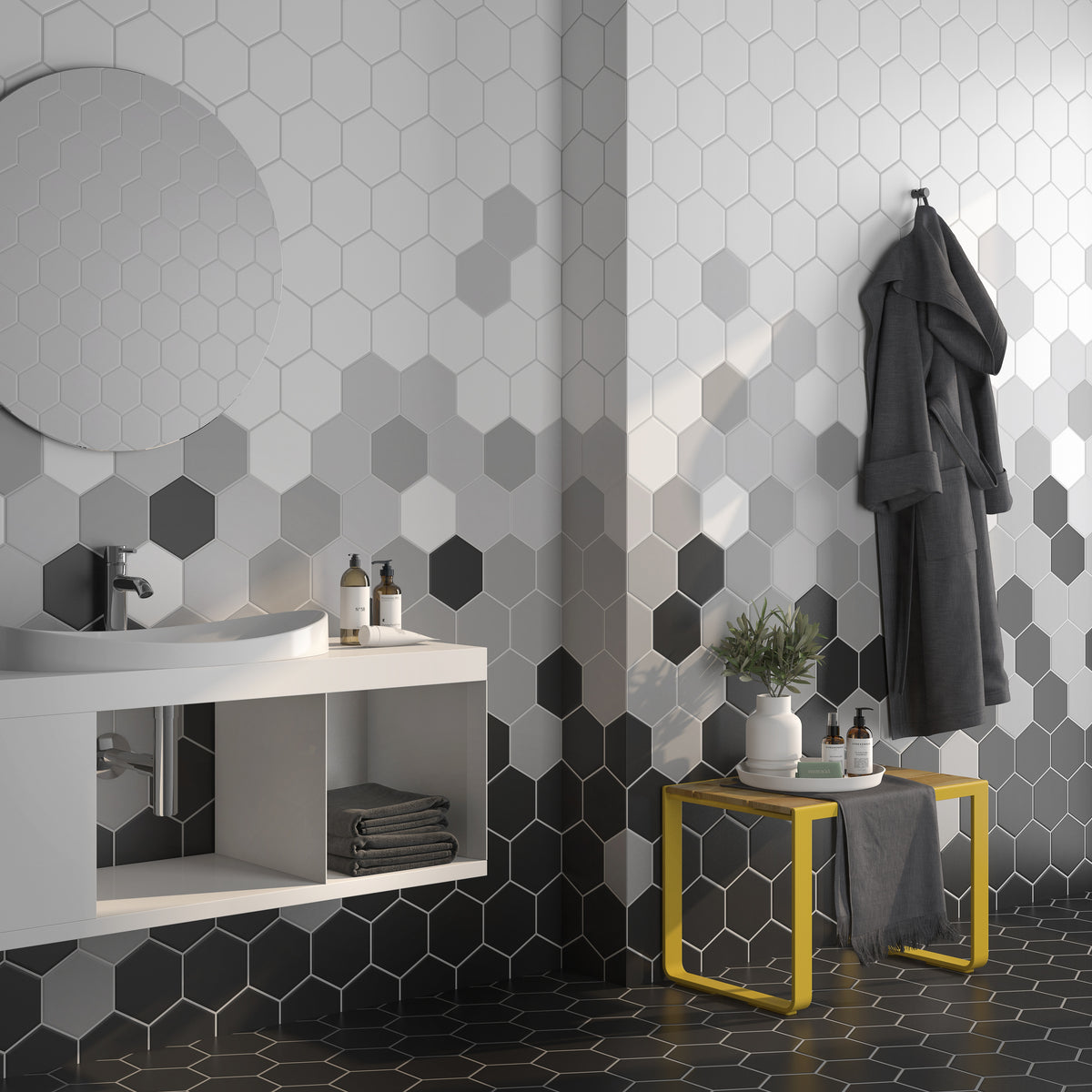 Form Matte 5 In x 6 In Solid Color Porcelain Field Floor Tile — Tile Redi