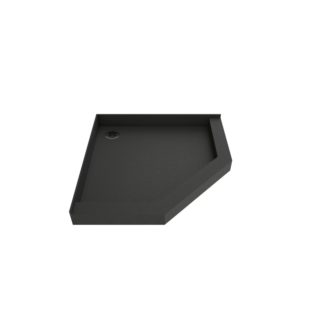 Redi Neo® 44 In x 44 In Neo Angle Corner Shower Pan with Back Drain and ...