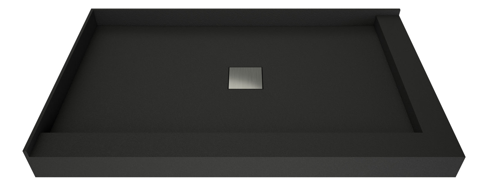 Wonder Drain 36 In x 42 In Right Dual Curb Corner Shower Pan with ...