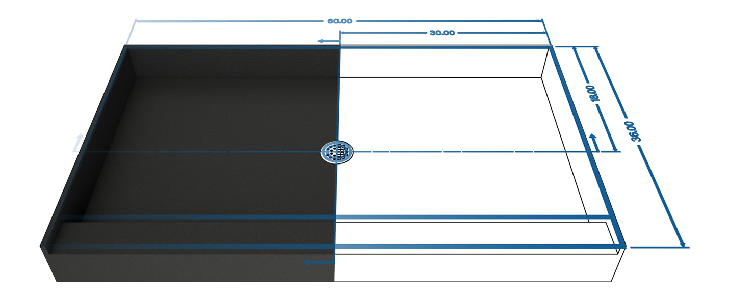 Redi Wall board kit includes 6 wall boards 36" x 60" and 3 tubes of ...