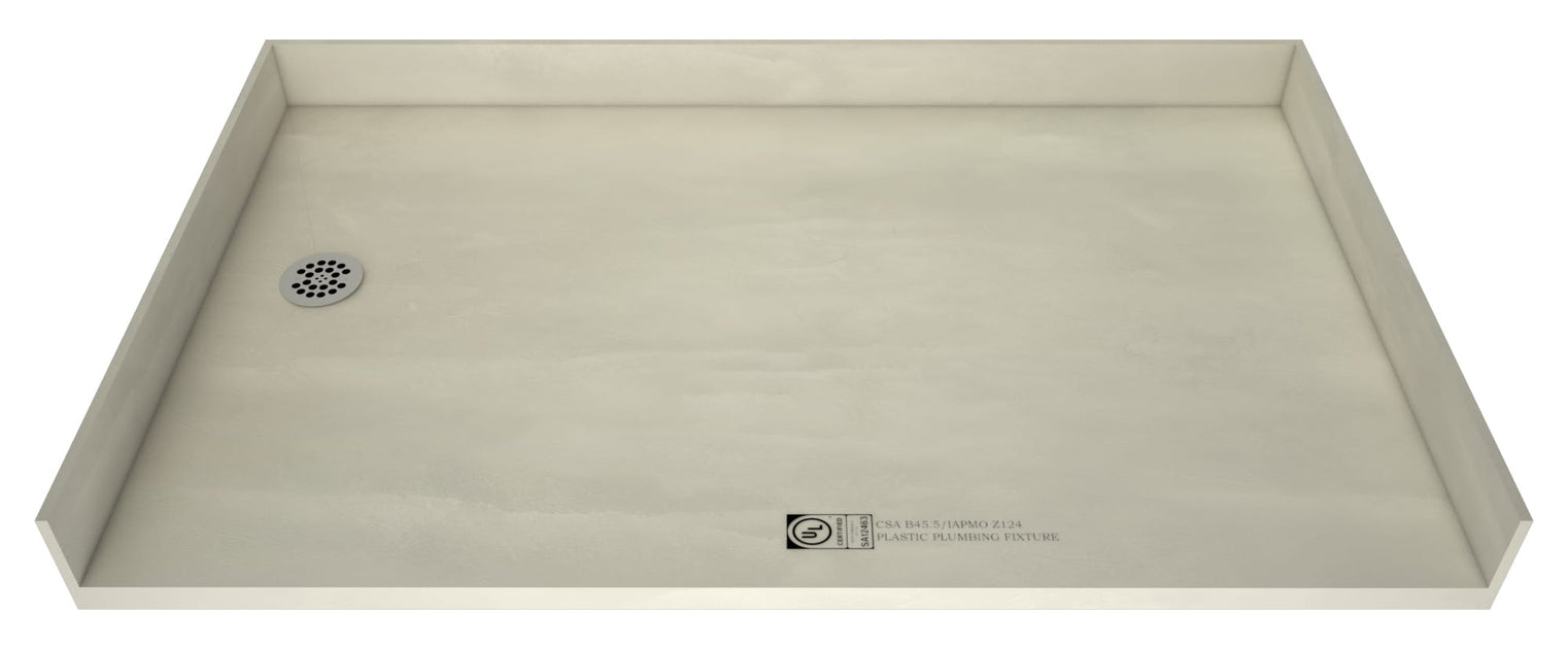 Redi Free® 30 In x 63 In Barrier Free Shower Pan with Left Drain and ...
