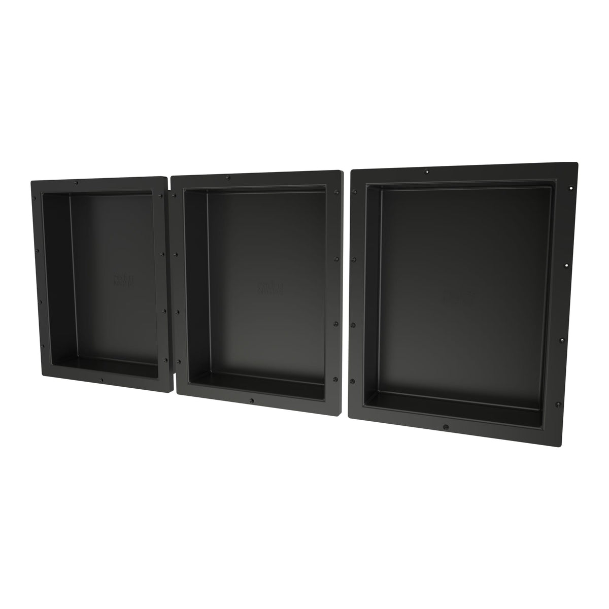 Redi Niche® Triple Horizontal Recessed Shelf, 48″W x 20″H x 4″D — Tile Redi