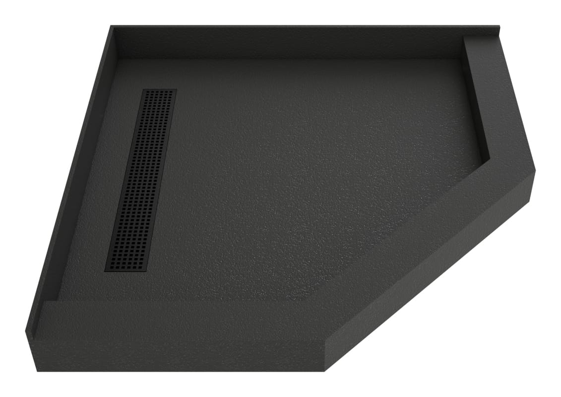 Redi Neo-Neo Angle Shower Pan, 36 x 36, Left Drain, Neo Angle, Matte ...