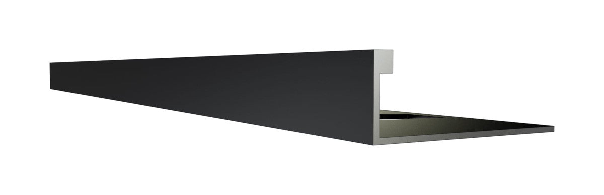 3/8 In L-Channel Tile Trim in Matte Black — Tile Redi