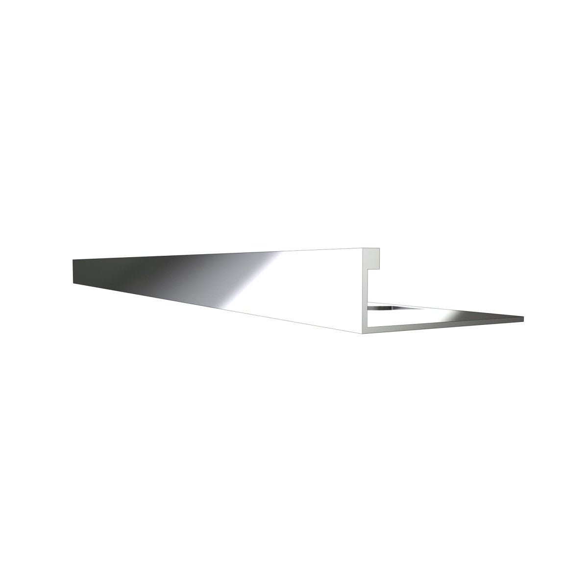 1/2 In L-Channel Tile Trim in Polished Chrome — Tile Redi