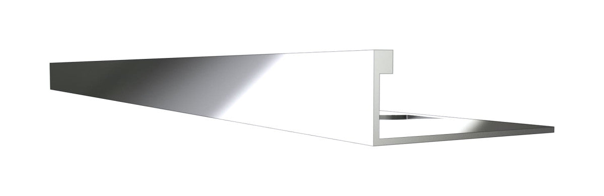 3/8 In L-Channel Tile Trim in Polished Chrome — Tile Redi