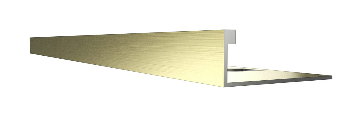 5/16 In L-Channel Tile Trim in Satin Gold — Tile Redi
